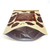 China Custom Logo Industrial Food Mylar Stand Up Zipper Pouch For Organic Bread Packaging for sale
