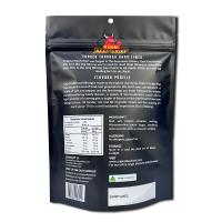 China Custom Printed Clear Window Hole Aluminum Foil Stand Up Zipper Bag For Beef Packaging for sale