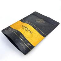 China Zipper Top Stand Up Pouch For Latte Packaging Customized Professional Plastic Bag for sale