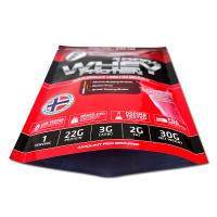 China Protein Packaging Custom Zipper Aluminum Foil Pouch With Candy And Stand Up Design for sale