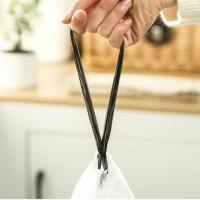 China Eco Friendly Custom Recycled Plastic Garbage Bags With Vest Handle Broken Point Design for sale