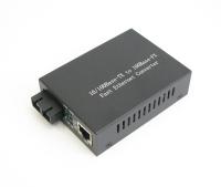 China SC SFP Gigabit Fiber Media Converter Dual Fiber Duplex CAT5 To Optical Fibre for sale