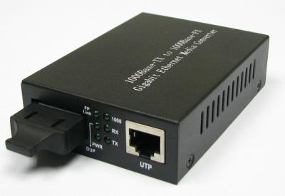 China CAT5 Copper SM Fiber Media Converter 10/100Base-Tx To 100Base-Fx for sale