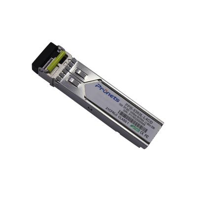 China 155Mbps Fiber SFP Optical Transceiver Bi Directional LC 40km 1550nm TX / 1310 Nm RX for sale