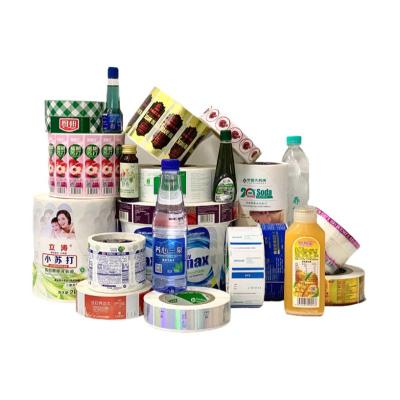 China Eco-Friendly Sticky Labels for Bottles and Packaging - Waterproof Paper Labels with 50,000 Roll MOQ and ISO-9001 Certification for sale