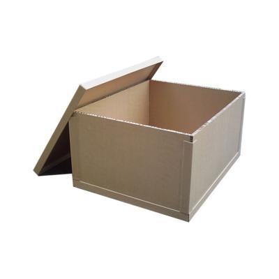 China Custom Logo Printed Flat Pack Corrugated Cardboard Box - Collapsible Kraft Mailer Shipping Packaging with 2 Ton MOQ for sale