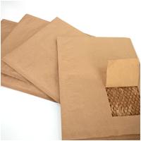 China Compostable Honeycomb Kraft Mailer Bag 200-500mm with Built-In Padded Protection for Eco-Friendly Shipping for sale