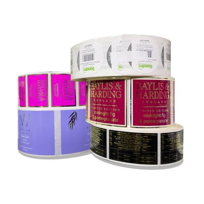 China Custom Paper Adhesive Stickers 50,000 Rolls MOQ with Logo Printing for Product Packaging and Branding for sale
