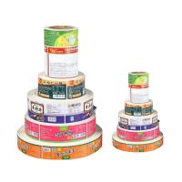 China Custom Paper Adhesive Stickers for Packaging & Shipping - 50,000 Roll MOQ, ISO-9001 Certified Waterproof Labels for sale