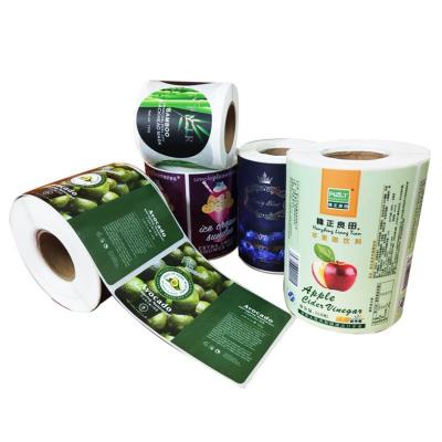 China Custom Self-Adhesive Paper Stickers 50,000 Rolls MOQ with ISO-9001 Certification for Price Tags and Labels for sale