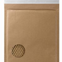 China Honeycomb Kraft Paper Mailer 200-500mm Length with Built-in Padding for Eco-Friendly Shipping Packaging for sale