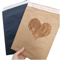 China Custom Honeycomb Paper Mailer Bags 200-500mm Length with Built-in Protection for E-commerce Shipping for sale