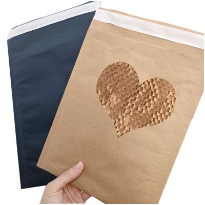 China Custom Honeycomb Paper Mailer Bags 200-500mm Length with Built-in Protection for E-commerce Shipping for sale