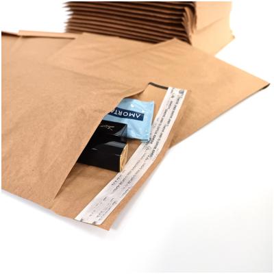 China Sustainable Honeycomb Kraft Paper Mailer 200-500mm Length with Built-in Cushion Protection for Eco-Friendly Shipping for sale