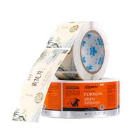China Custom Biodegradable Waterproof Adhesive Label Sticker 50000pcs MOQ for Logistics Shipping for sale
