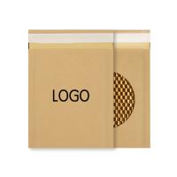 China Recyclable Honeycomb Kraft Paper Mailing Bag 200-500mm with Shock-Absorbing Cushion for Fragile Items for sale