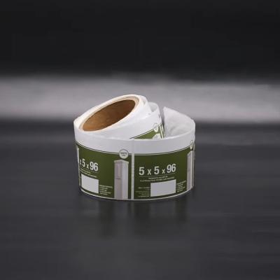 China Eco-Friendly Heavy-Duty Shipping Label Stickers Oil Proof Recycled Material Custom Size for International Logistics for sale