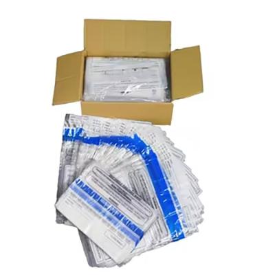 China Security Cash Deposit Bag with Printed Declaration Form for Bank Retail Use PE 2 Ton MOQ for sale