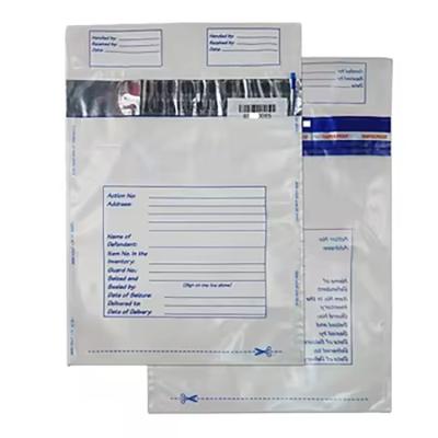 China Tamper Proof Document Security Bag with Holographic Seal for Legal Contracts Sensitive Files Fraud Prevention PE for sale