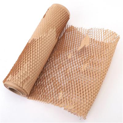 China Wholesale Multicolour Shatterproof Honeycomb Paper Wrap Cushion Sleeve Kraft Packaging 2 Ton MOQ for sale