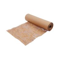 China Custom Size Color Wine Bottle Protector Honeycomb Paper Sleeve Wrap Packaging 2 Ton MOQ for sale