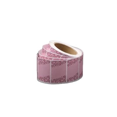 China Custom Gold Foil Hot Stamping Vinyl Sticker Roll Waterproof Self Adhesive Logo Labels 50000 Pcs MOQ for sale
