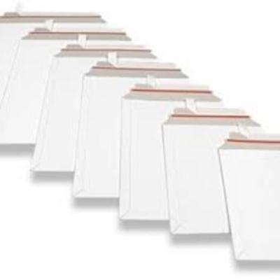 China Custom Paper Courier Envelope Extra Wide Opening Fits A4 Files Certificates No Folding for sale
