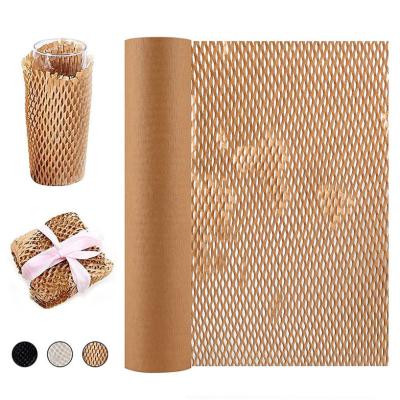 China Eco Friendly Honeycomb Wrap Paper Cushion Packaging Anti Collision Various Color 2 Ton MOQ for sale