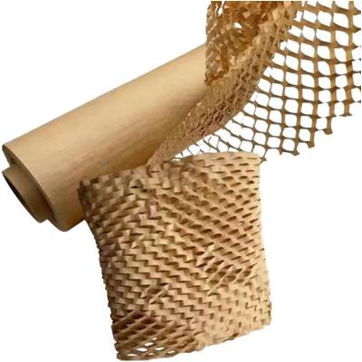 China Customizable Honeycomb Kraft Wrapping Paper Eco Friendly Shockproof Cushion Packaging 2 Ton MOQ for sale