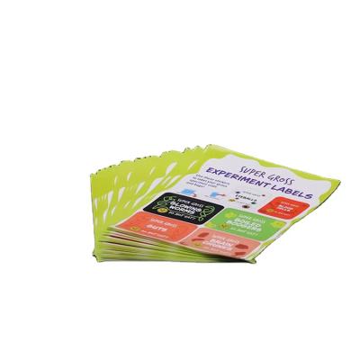 China Custom Scratch Resistant PET Vinyl PVC Sticker Labels for Shipping Candle Packaging 2 Ton MOQ for sale