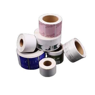 China Custom Waterproof Paper Adhesive Label UV Resistant Thermal Sticker for Food Containers 2 Ton MOQ for sale