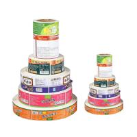 China Custom Transparent Self-Adhesive Labels Waterproof Logo Printing on Paper 2 Ton MOQ for sale