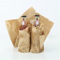 China Natural Recyclable Honeycomb Kraft Paper Wrapping Roll Custom Size 2 Ton MOQ for sale