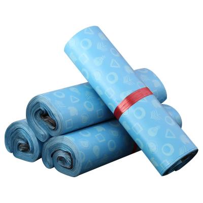 China Eco Friendly Biodegradable Poly Mailer Courier Packing Mailing Bags Custom Logo Size 2025 for sale