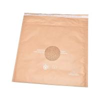 China Biodegradable Kraft Paper Mailing Bags Honeycomb Padded Mailer Bubble Envelope Compostable Shipping Packaging Bag for sale