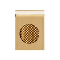 China Custom Logo Thermal Insulation Honeycomb Kraft Paper Padded Bubble Mailer Envelopes 10000pcs MOQ for sale