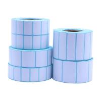 China Custom Thermal Paper Sticker Labels 80mm x 50mm High Resolution Print for Barcode Shipping for sale