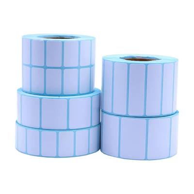 China Custom Thermal Paper Sticker Labels 80mm x 50mm High Resolution Print for Barcode Shipping for sale