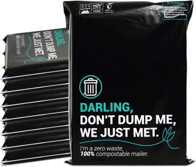 China Custom Logo Full Color Printed Eco Friendly Compostable Recycled HDPE LDPE Plastic Mailing Bags for Shoes for sale