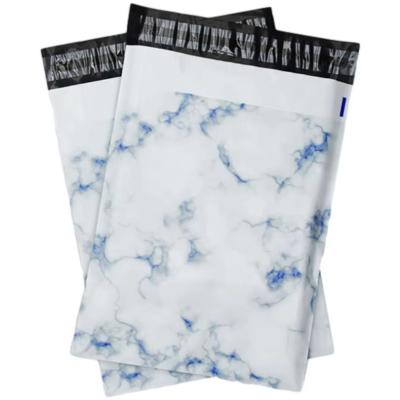 China Waterproof Large Plastic Courier Bags for E-Commerce Clothing Parcel Mail Durable Poly Material Grey Black for sale