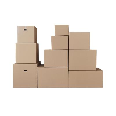 China Heavy Duty Kraft Cardboard Triangle Box for Air Transport Shipping Custom Size for sale