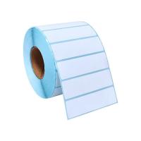 China Thermal Paper Stickers for Barcode Printing Clear Long Lasting Print 80mm x 60mm High Volume Applications for sale
