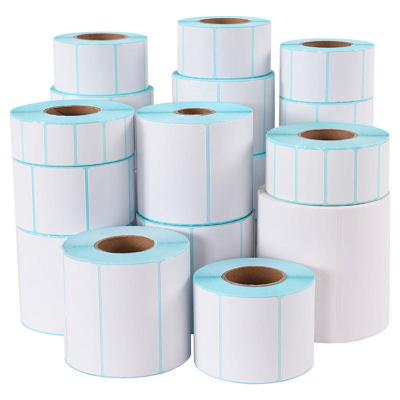 China Thermal Paper Stickers for Shipping Labels 4x6 Inch High Adhesion Clear Printing for sale