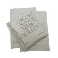 China Matte Black Custom 100% Biodegradable Compostable Poly Mailer for Clothing Shoes Fur Shipping for sale