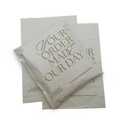 China Matte Black Custom 100% Biodegradable Compostable Poly Mailer for Clothing Shoes Fur Shipping for sale