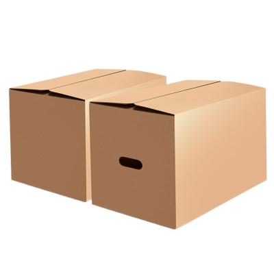 China Customizable White Kraft Corrugated Cardboard Box for Shipping 500pcs MOQ for sale