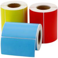 China Thermal Paper Stickers for Shipping Packaging Smudge Resistant Print Durable Adhesive 4x6 Inch for sale