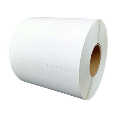 China Thermal Paper Stickers for Supermarket Pricing Clear Print Strong Adhesive 40mm x 30mm High Volume Use for sale