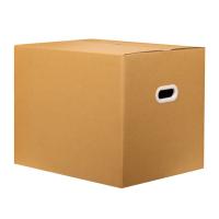 China Custom White Kraft Corrugated Cardboard Box for Shipping 500pcs MOQ for sale