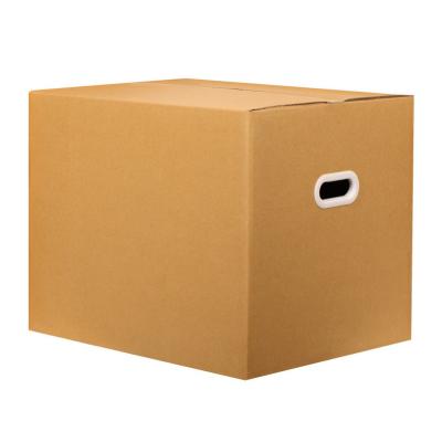 China Custom White Kraft Corrugated Cardboard Box for Shipping 500pcs MOQ for sale